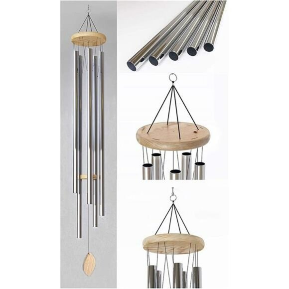Accents | Extra Large Wind Chimes 57 Inch Deep Tone Outdoor Garden Yard ...